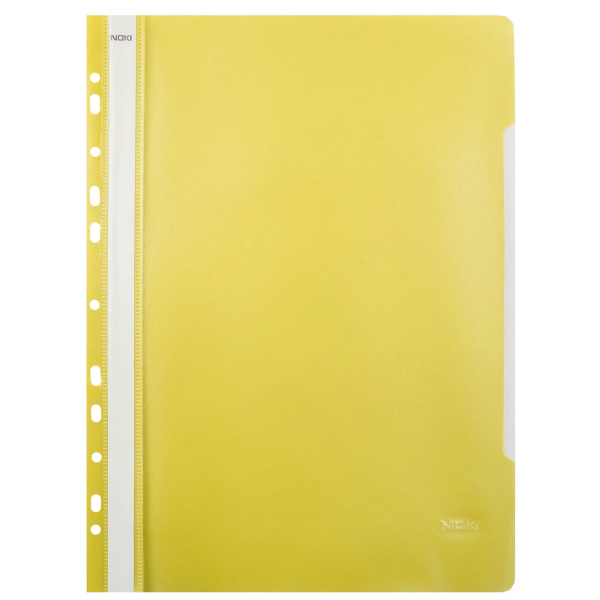 Dosar cu sina Noki 482011-030, plastic, galben, set 25 buc Dosar cu sina Noki 482011-030, plastic, galben, set 25 buc